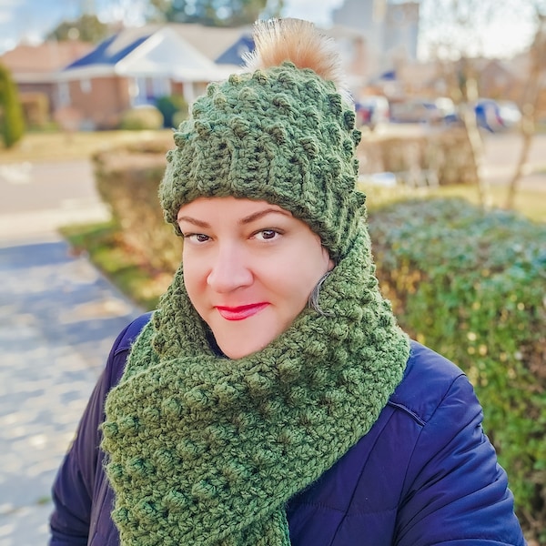 Hat Scarf Combo - Etsy