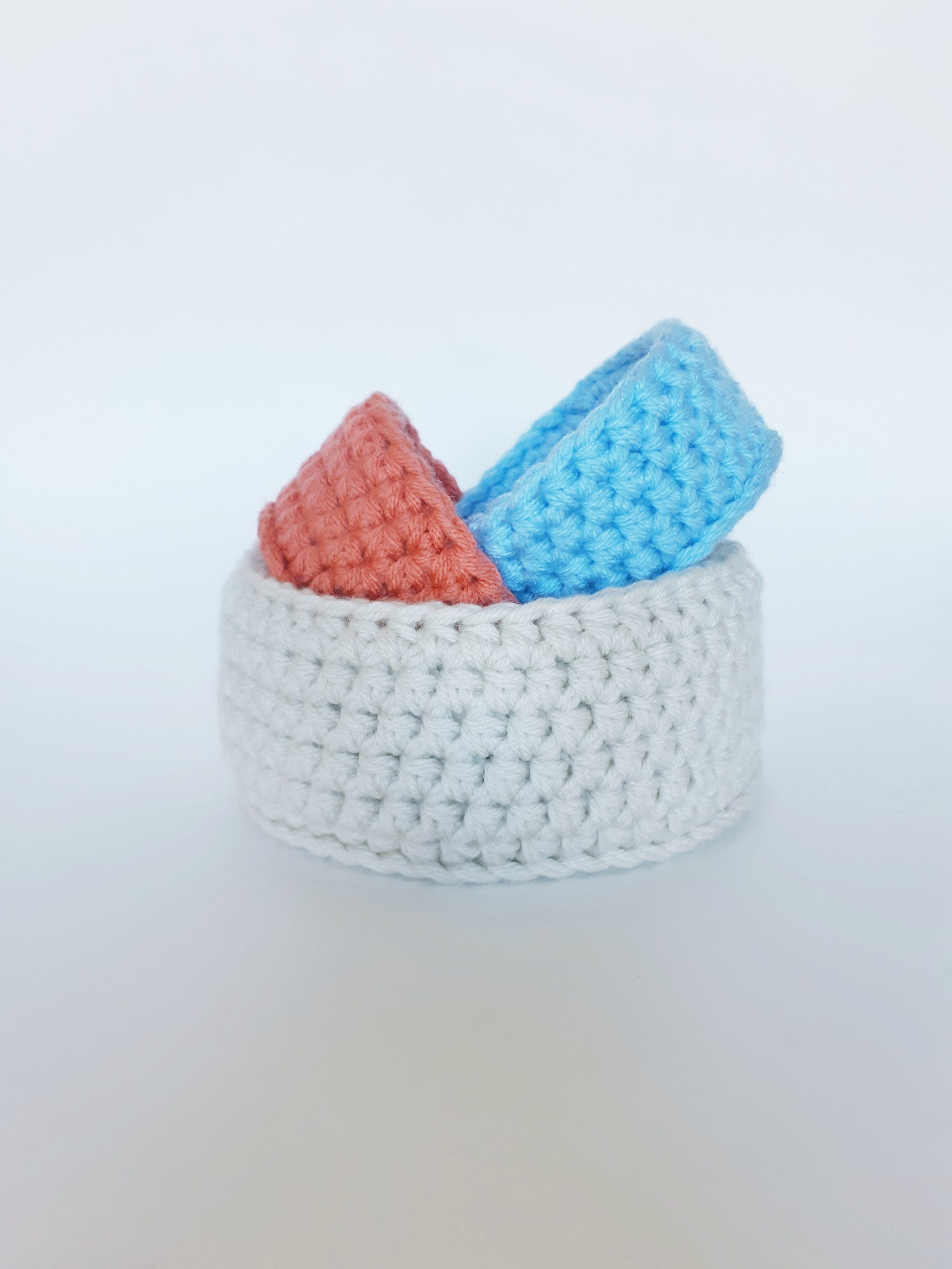 Easy Mini Crochet Basket Pattern: Two Sizes (PDF Pattern) - Etsy