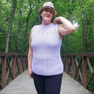 Filet Crochet Top Pattern, Filet Crochet Tank Top, Crochet Summer Top ...