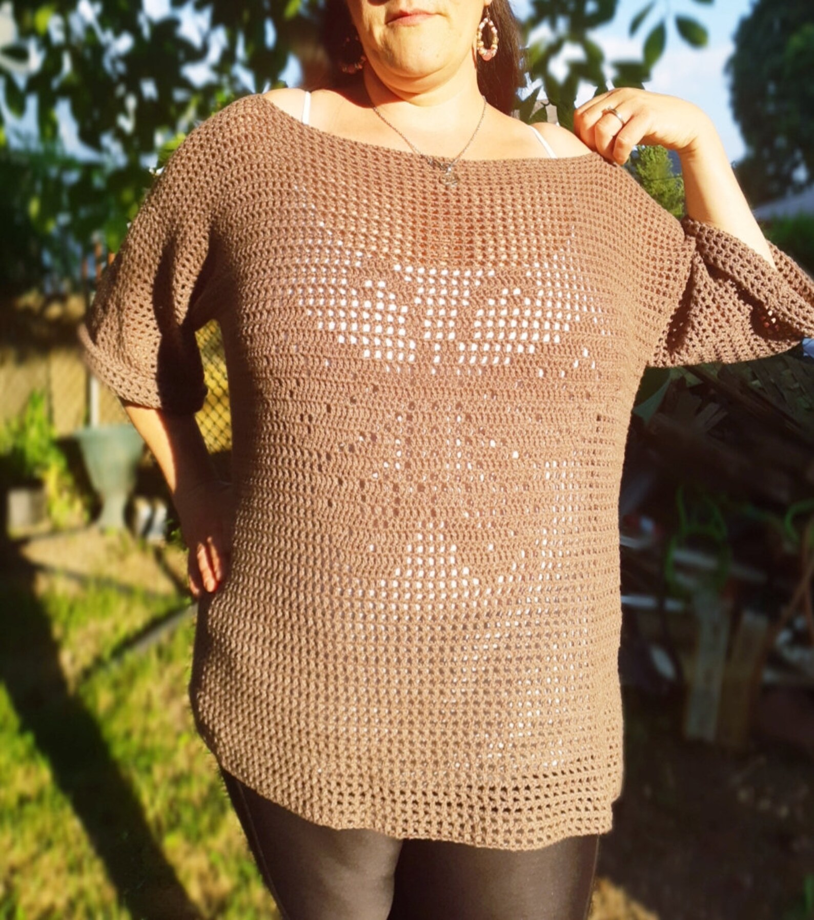 Butterfly Filet Crochet Sweater Mariposa CROCHET PATTERN - Etsy