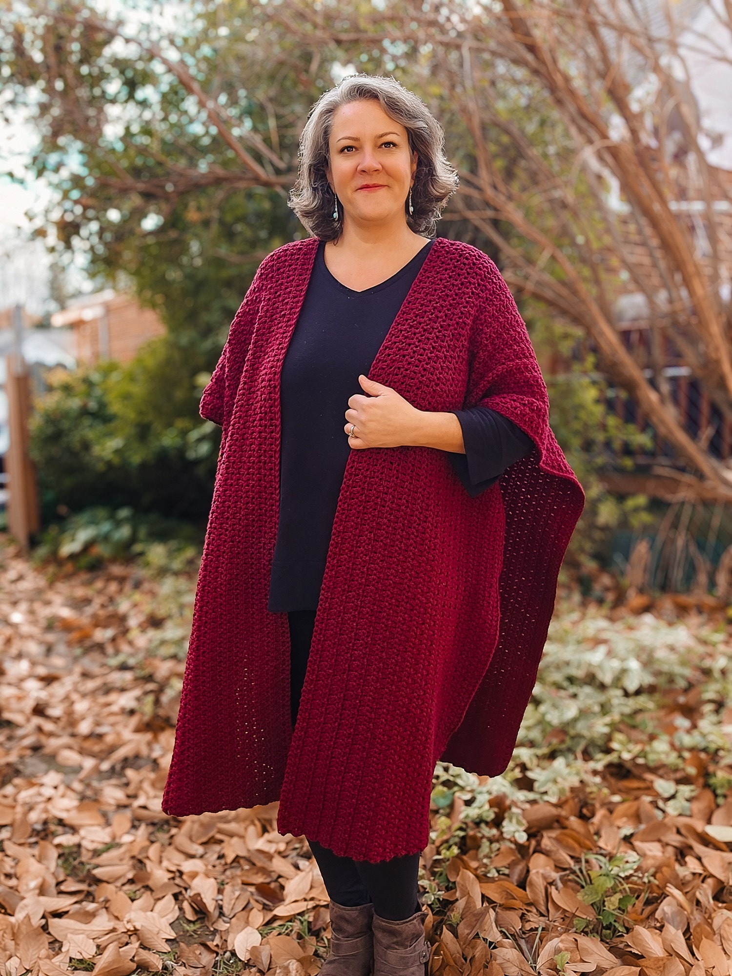 Easy Crochet Ruana Pattern: Beginner-friendly Modern Design (digital ...