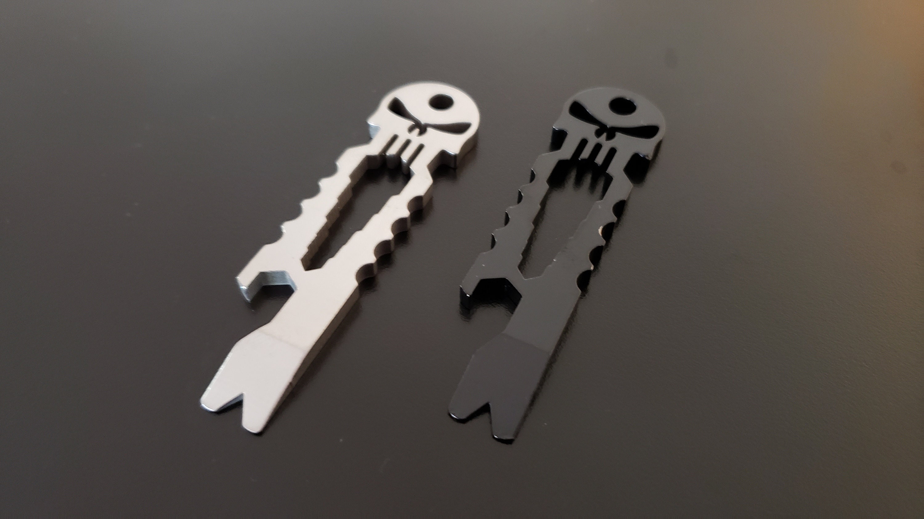 Punisher Skull Prybar Keychain Multitool Bottle Opener | Etsy