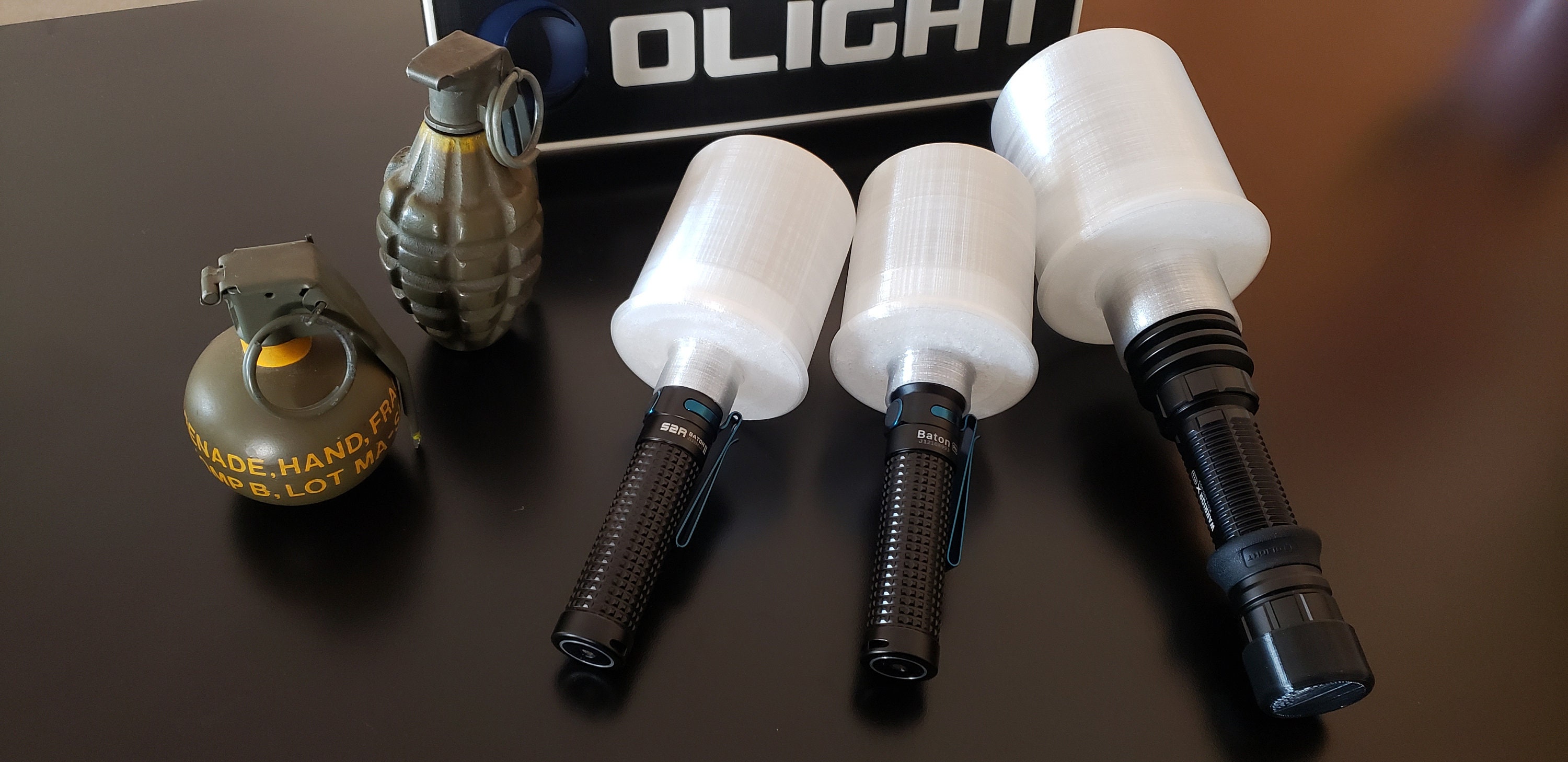 Olight Baton Pro M24 Frag Lantern Diffuser (LARGE Utility / Camping) - Etsy