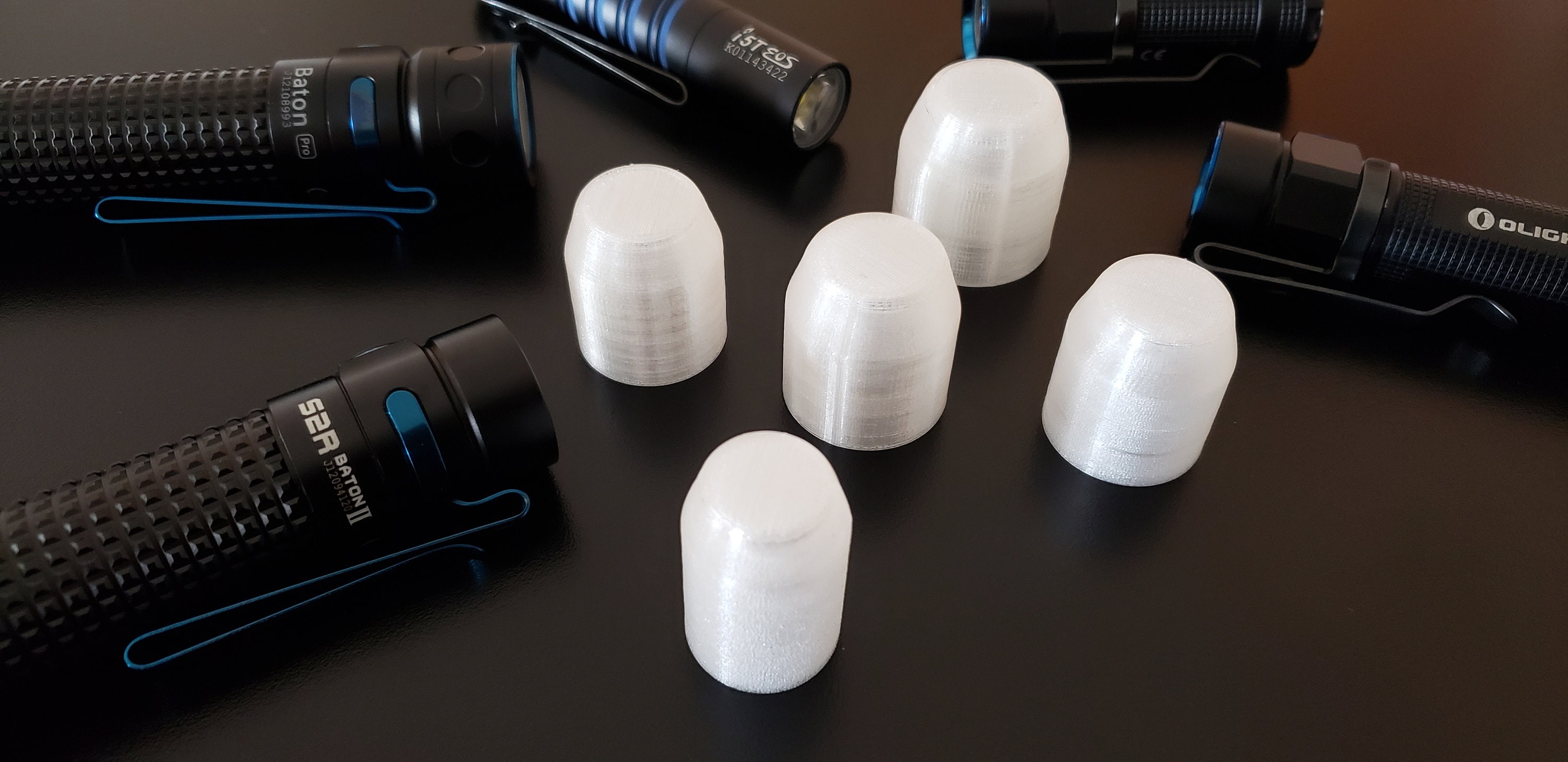 Olight Baton 3 Pro Max Diffuser - Magnet Killer - Tailcap Cover - Short ...