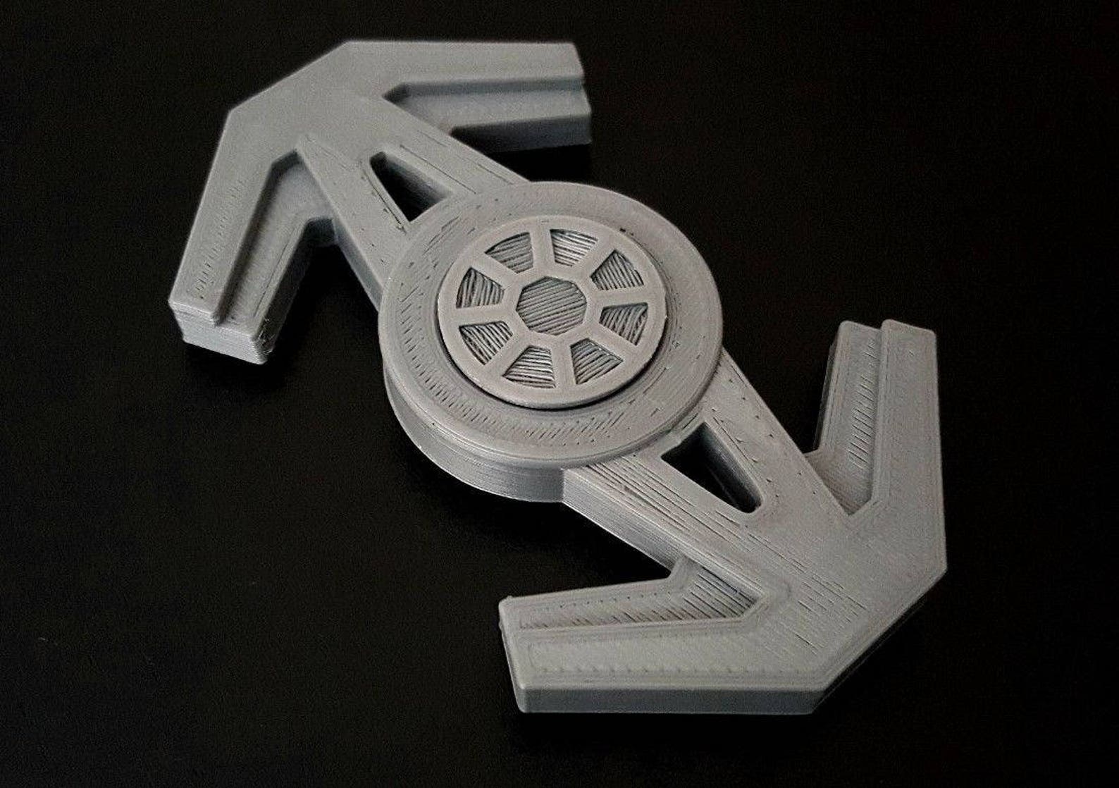 Custom Star Wars Tie Fighter Fidget Spinner EDC Desk Toy - Etsy
