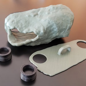 Magnetic Rock Gecko Hide With Removable View Port - Etsy