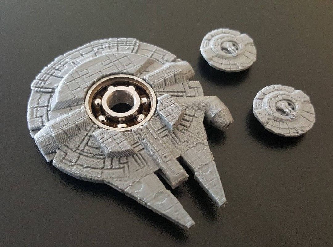 Custom Star Wars Millennium Falcon Fidget Spinner - EDC Desk Toy ...