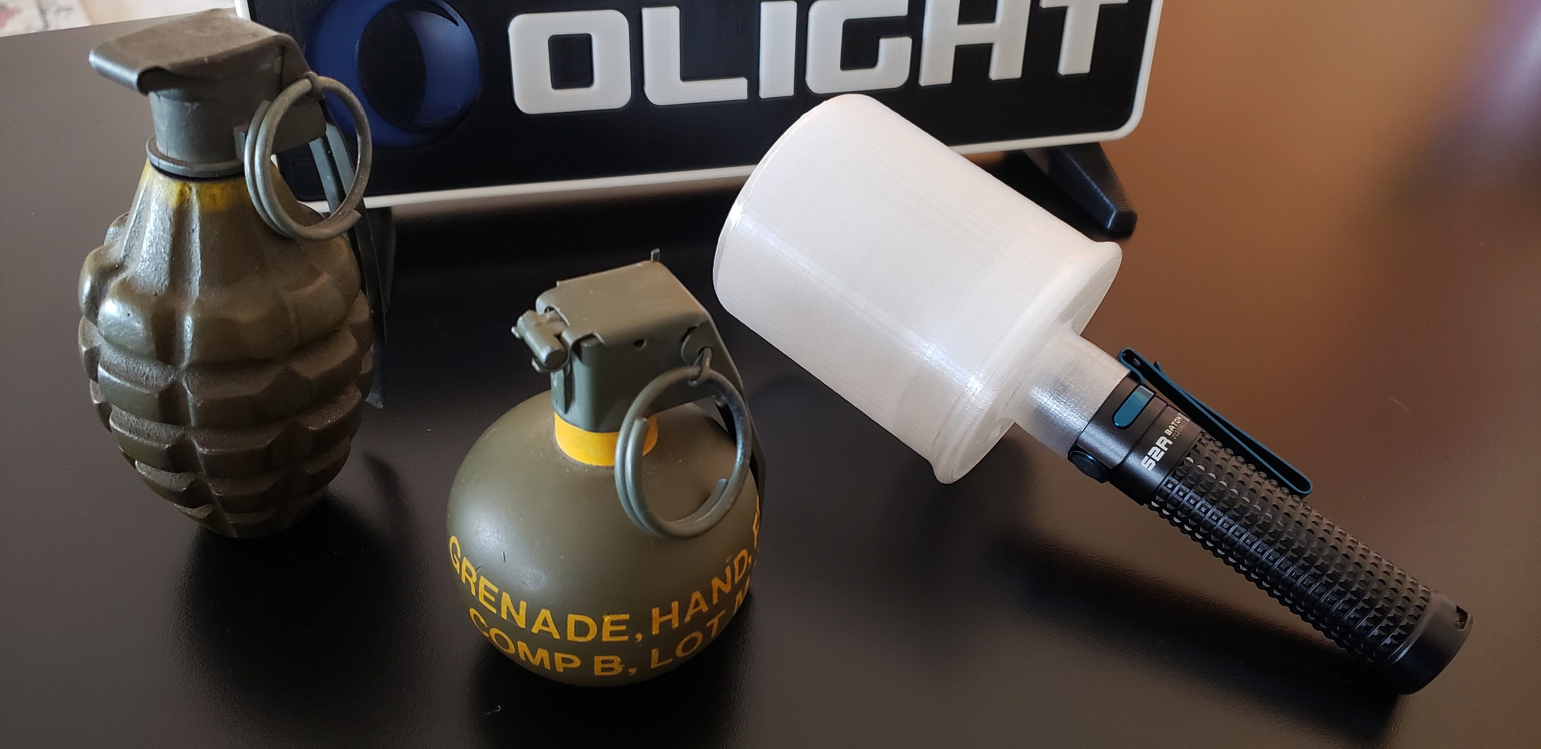 Olight S2R Baton II - M24 Frag Lantern Diffuser (LARGE Utility ...