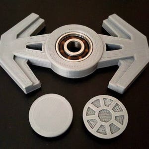 Custom Star Wars Tie Fighter Fidget Spinner - EDC Desk Toy - Focus Tool ...