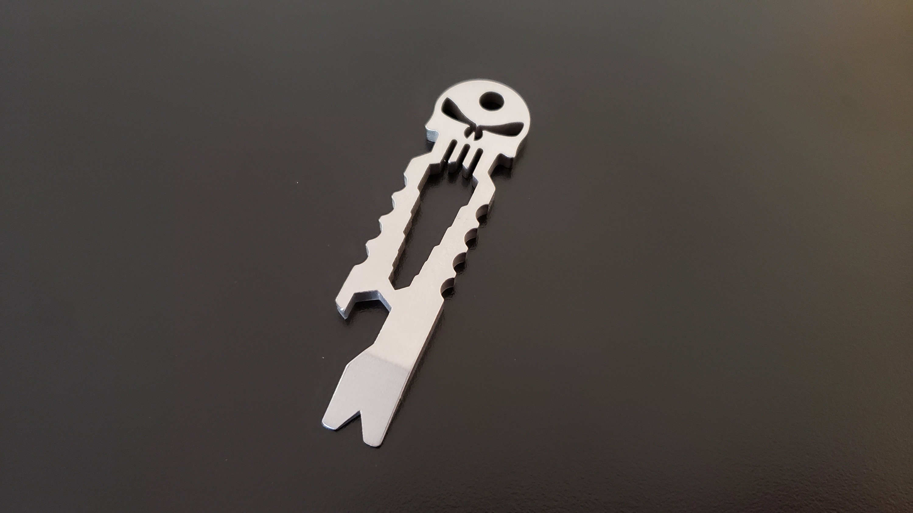 Punisher Skull Prybar Keychain Multitool Bottle Opener | Etsy