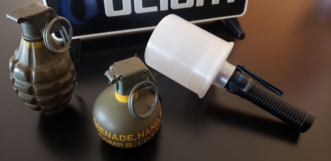 Olight Baton Pro M24 Frag Lantern Diffuser (LARGE Utility / Camping) - Etsy