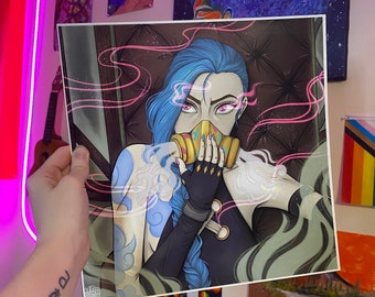 Drawing Jinx From Arcane League of Legends - FAN ART - Etsy UK