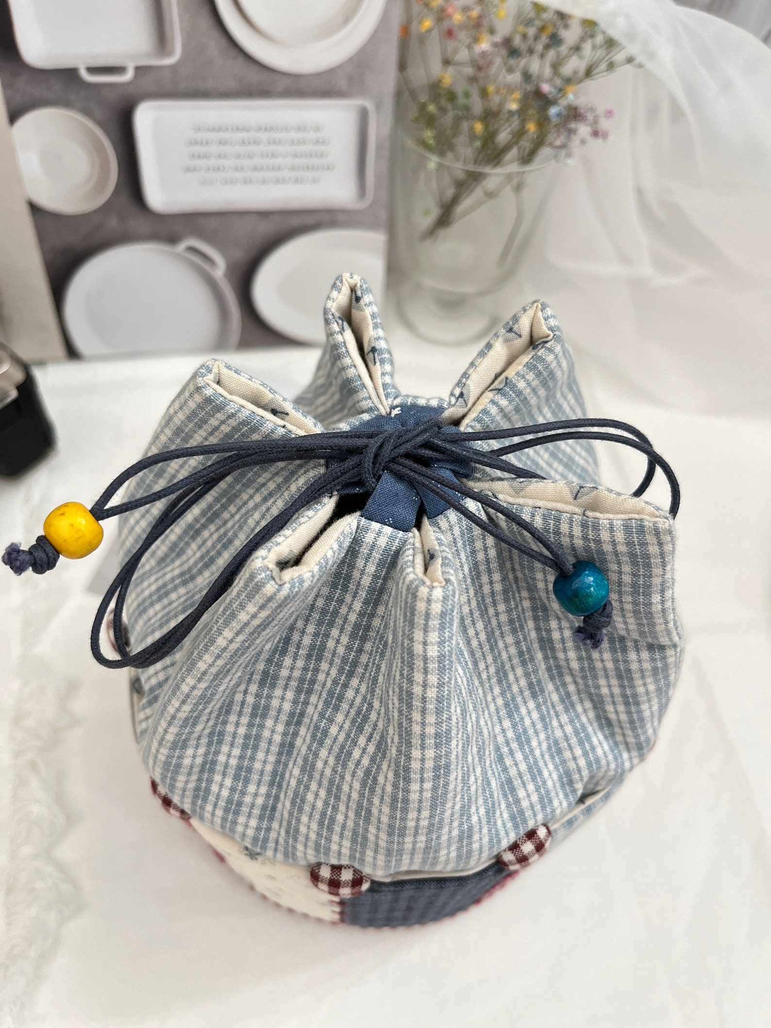 Handmade Bucket Bag Finch Bucket Patchwork Drawstring - Etsy