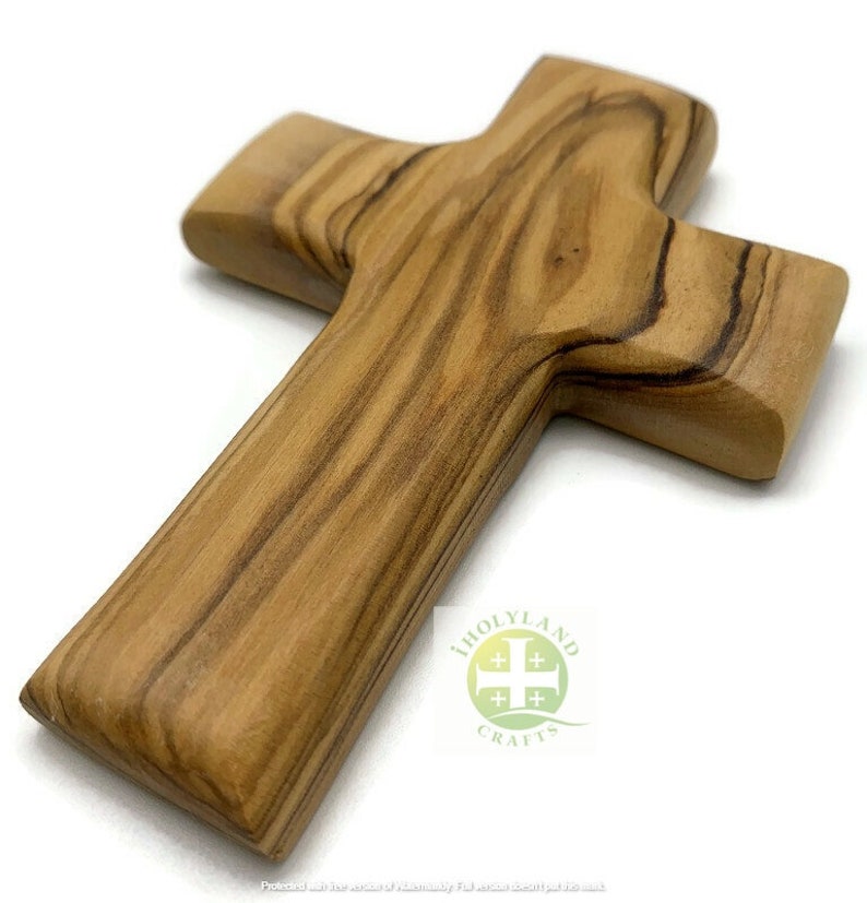 Small Wooden Cross for Wall Décor Modern Wall Cross Olive - Etsy