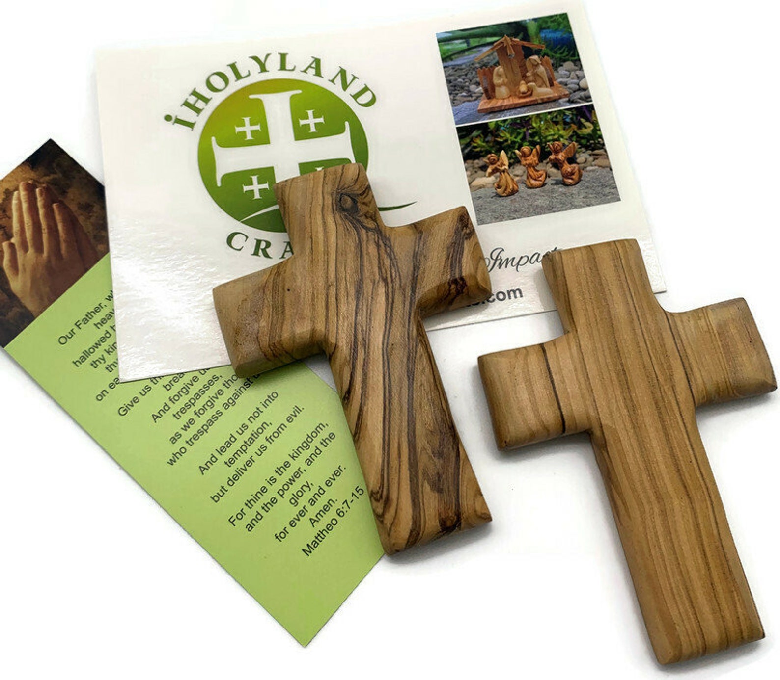 Small Wooden Cross for Wall Décor Modern Wall Cross Olive - Etsy