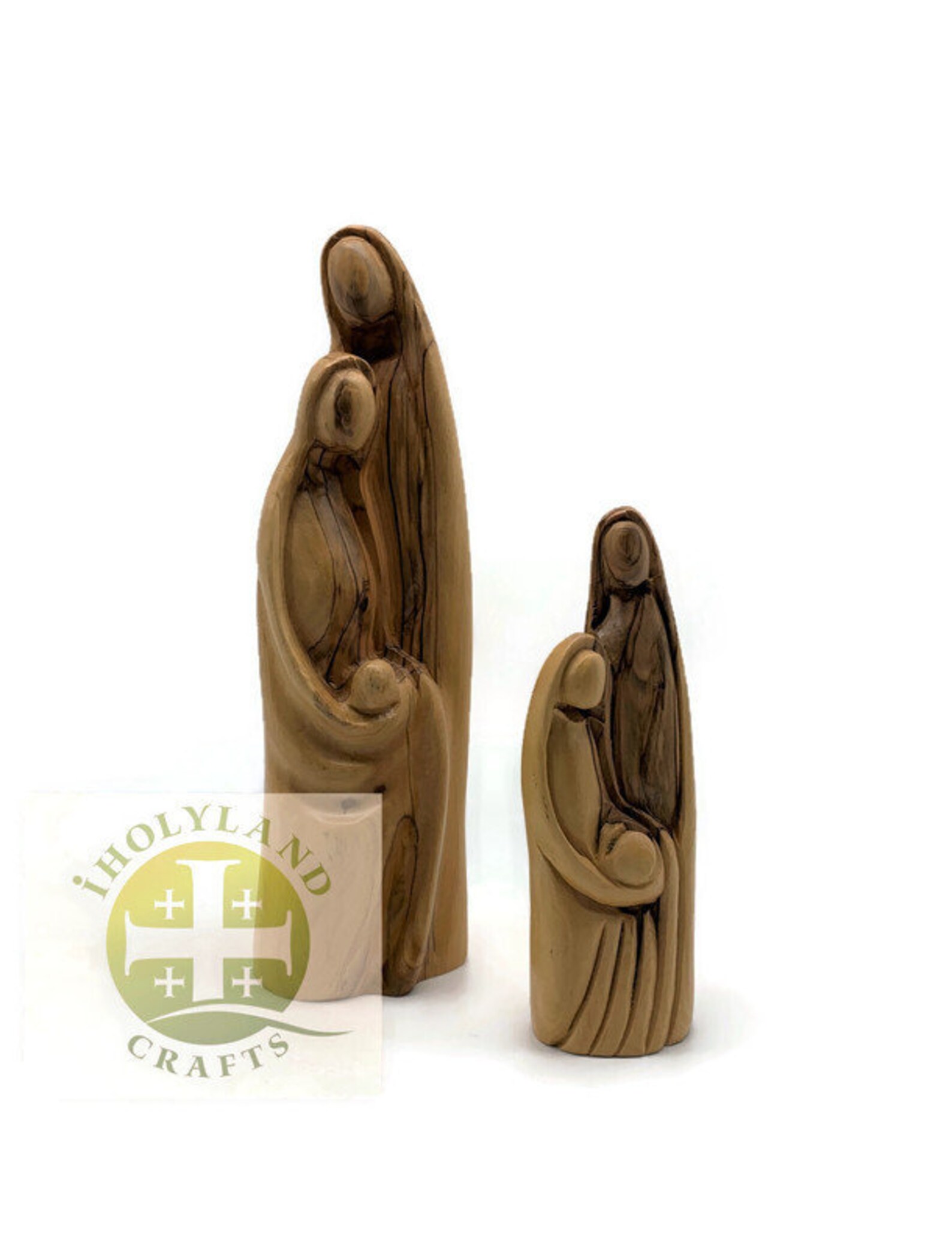 Holy Family Wooden Figurine of Nativity Set Olivewood Holy - Etsy