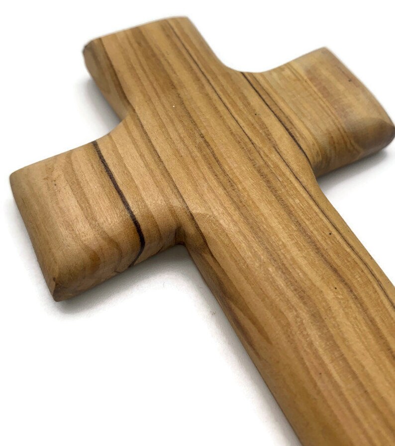 Small Wooden Cross for Wall Décor Modern Wall Cross Olive - Etsy