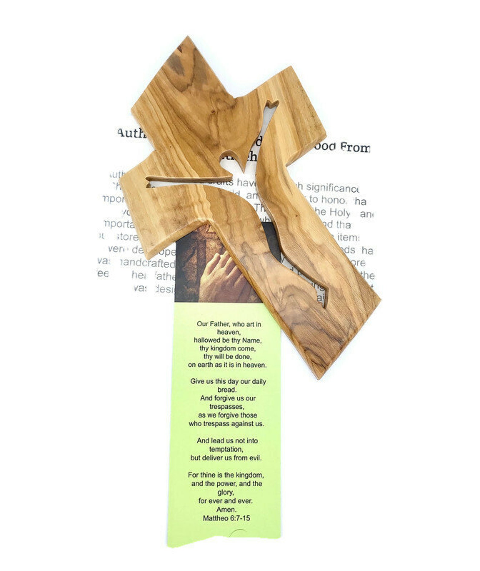 Jesus Carved Cross, Olive Wood Jesus Crucifix, Holy Wall Christian ...