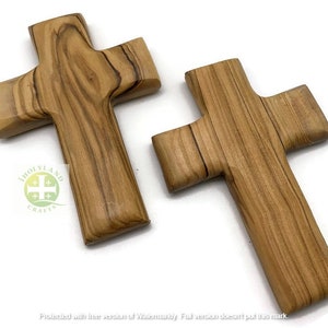 Small Wooden Cross for Wall Décor , Modern Wall Cross , Olive Wood ...