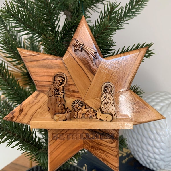 Wood Star Tree Topper - Etsy