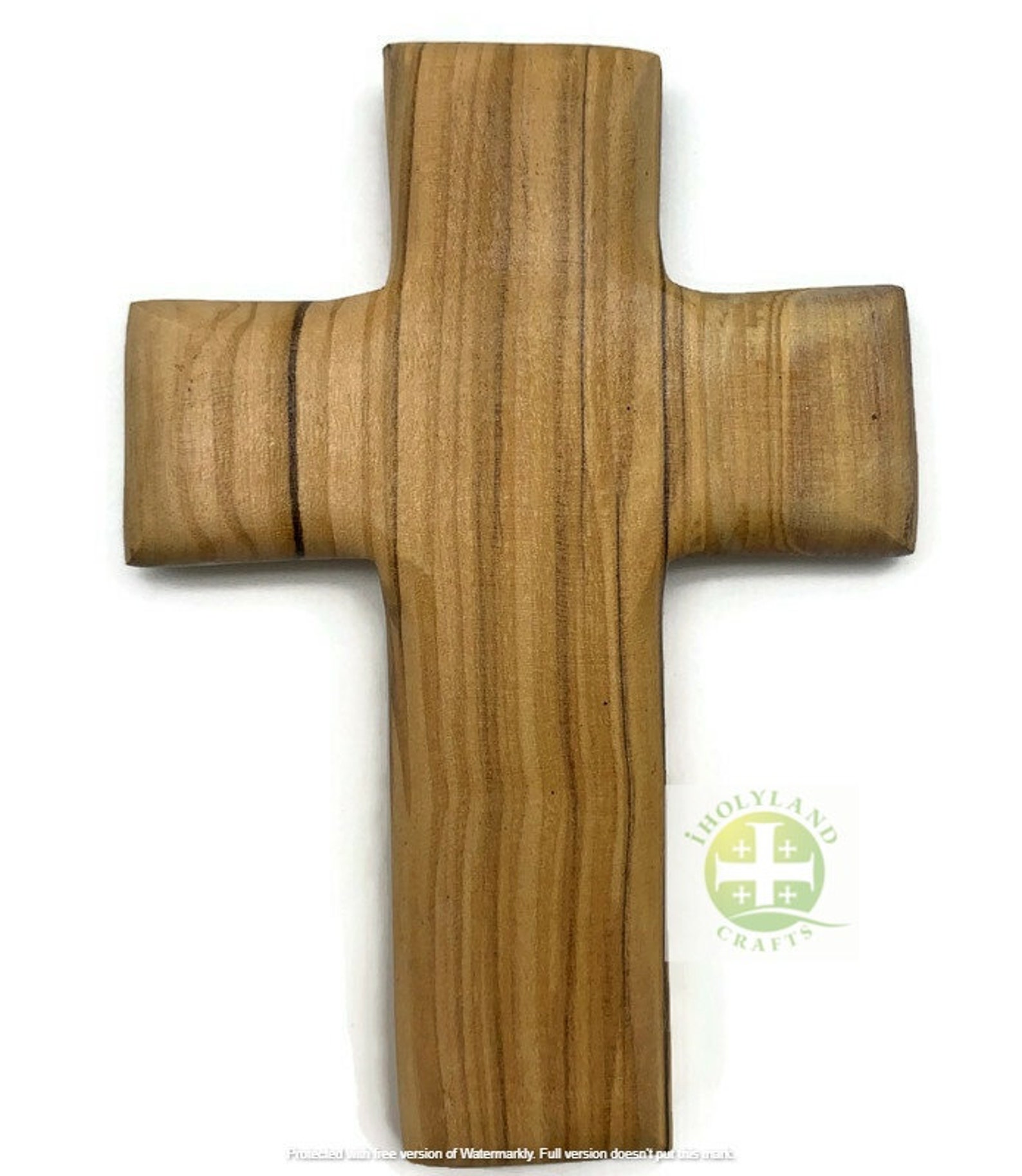 Small Wooden Cross for Wall Décor Modern Wall Cross Olive - Etsy