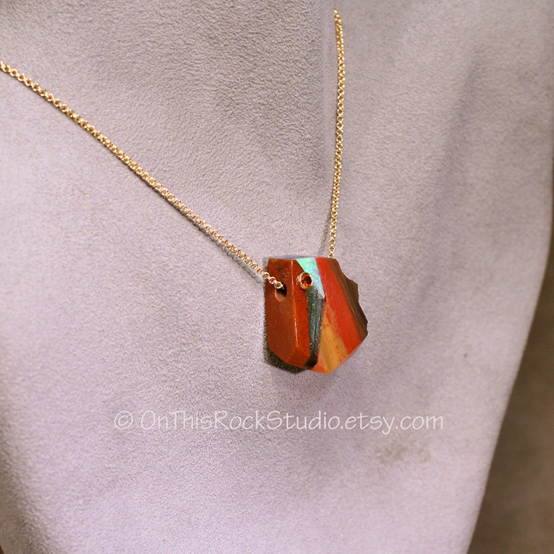 Petrified Wood, Opal and Labradorite, Stone Intarsia, Semi Precious ...