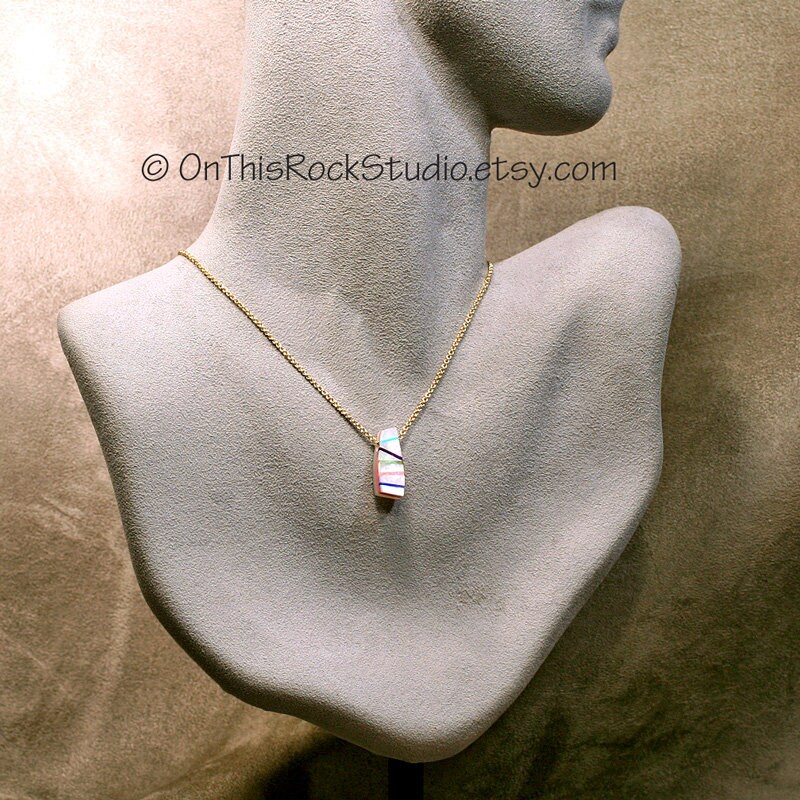 Mother of Pearl, Multi Stone Parti Inlay, Rock Intarsia, Lapidary ...