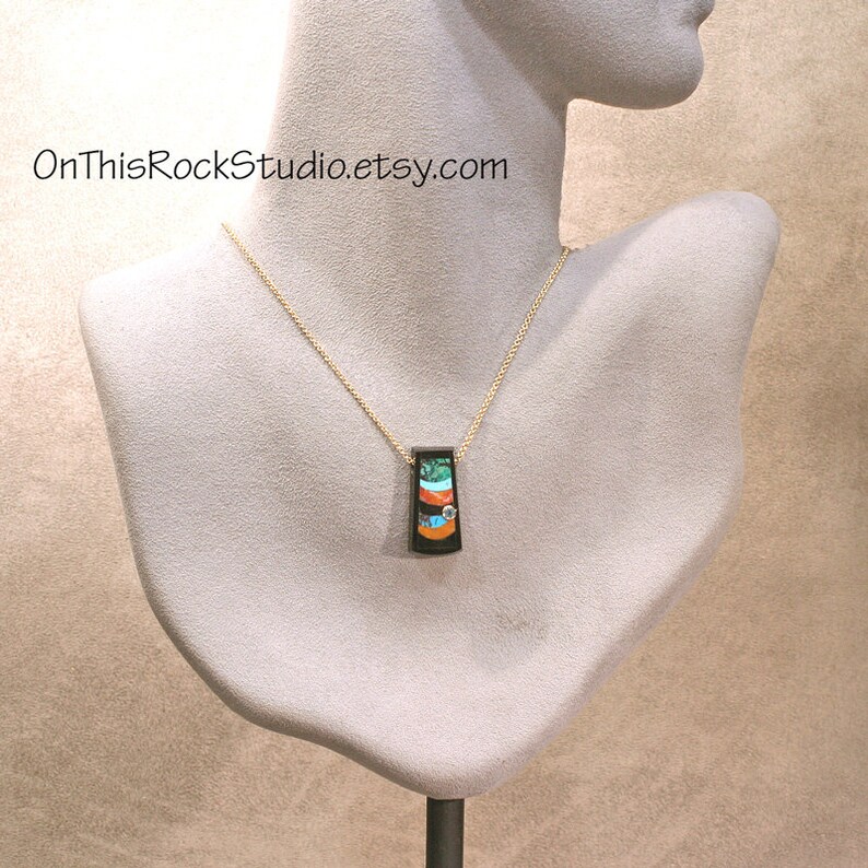 STONE PENDANT, Intarsia, Lapidary, Stone Cutting, Semi Precious Stone ...