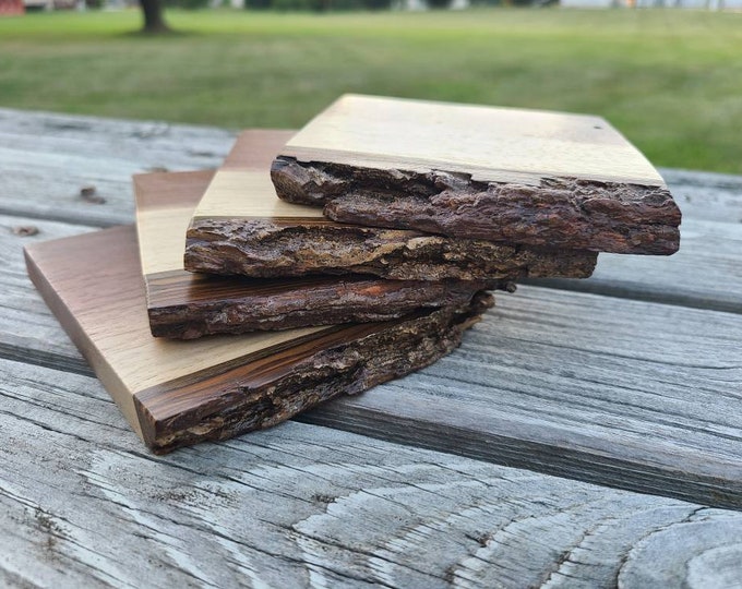 Live Edge, Walnut Coasters - Etsy