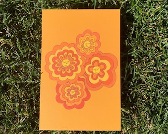Flower Power Print - Etsy
