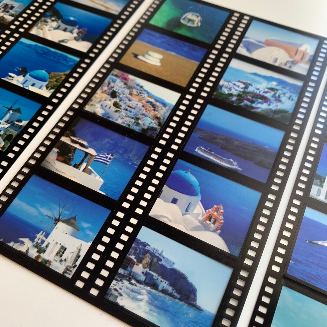 Film Strip Aesthetic Travel Planner Stickers, Vision Board Supplies ...