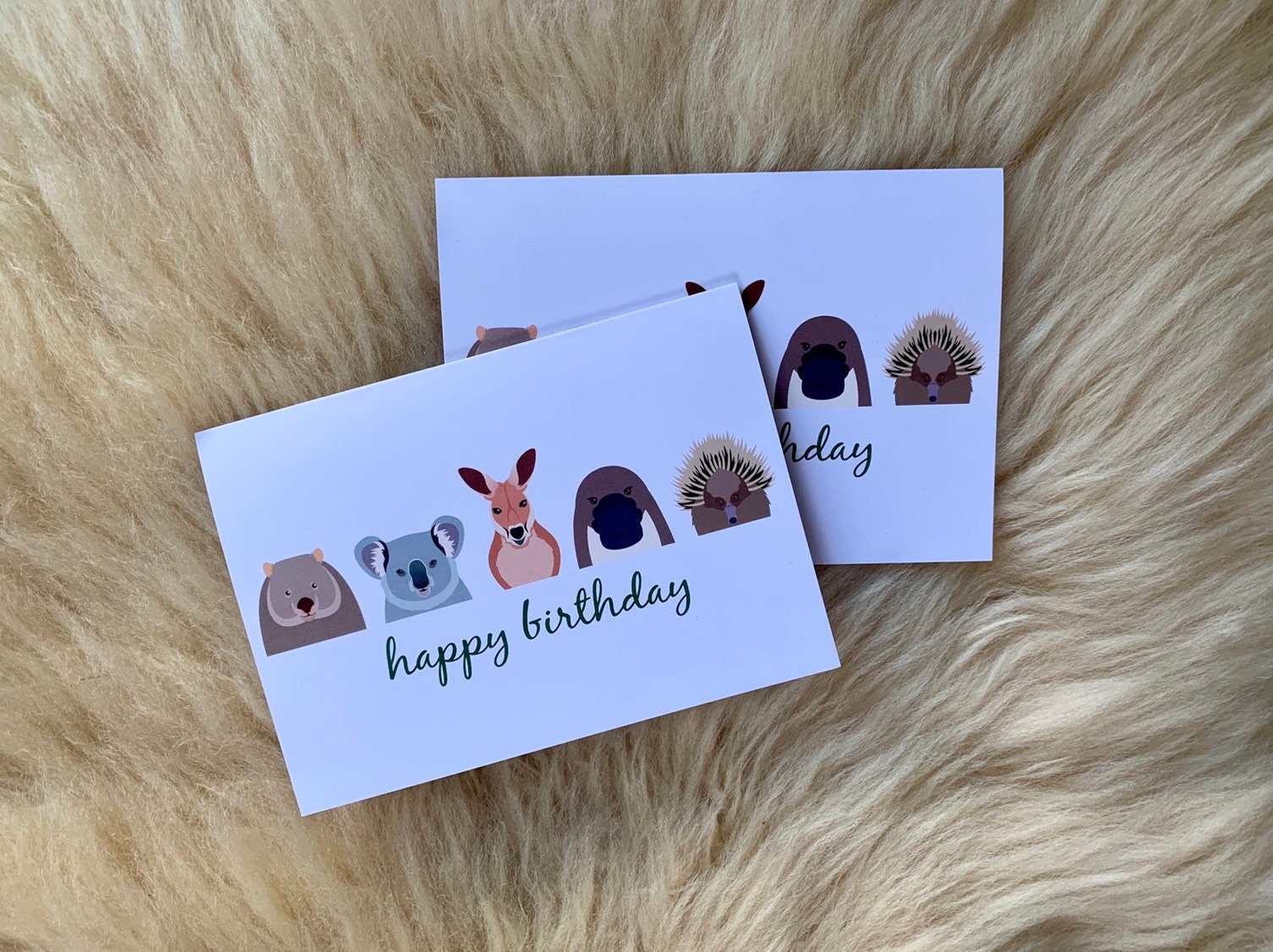 Australian Aussie Animal Kids Children Happy Birthday Card - Etsy Australia