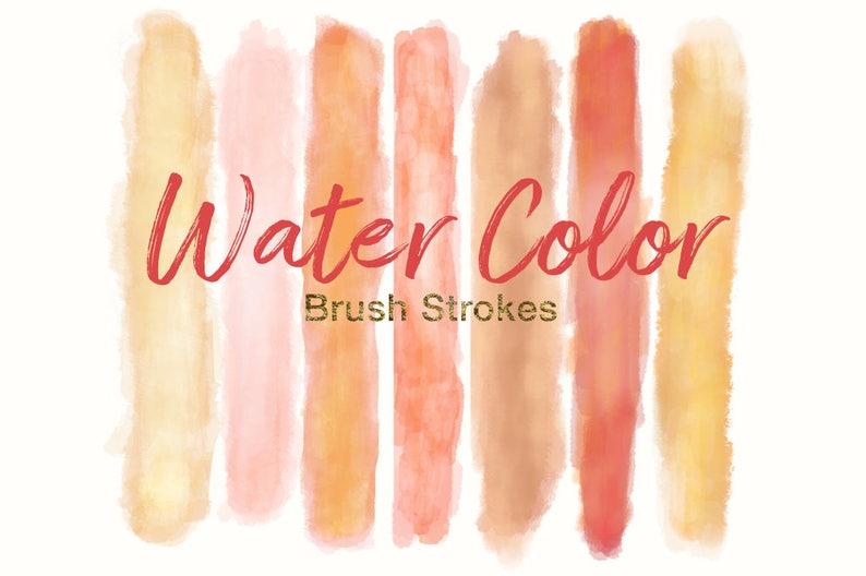Peach Watercolor Digital Paper, Ombre Texture, Printable Scrapbook ...