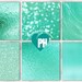 Mint Green Digital Paper Aqua Mint Digital Paper Glitter Digital Paper ...