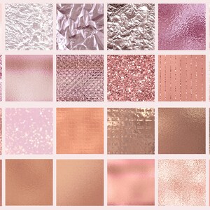 Rose Gold Digital Paper, Marble, Pink, Rustic Luxe, Digital Papers ...