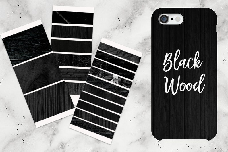 BLACK WOOD digital paper wood Textures Digital Paper pack: | Etsy