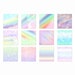 40 RAINBOW BOKEH TEXTURE, Digital Holographic Paper Pastel Ombre ...