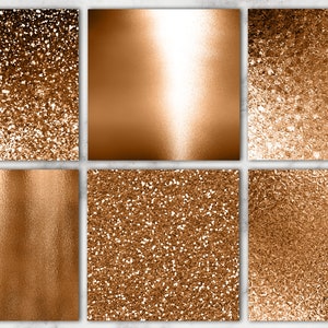 Bronze Metallic Textures Foil Digital Paper Backgrounds Craft Paper - Etsy