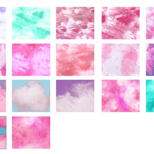 COTTON CANDY, Digital Paper, Candy, Scrapbook Paper, Photoshop Patterns ...