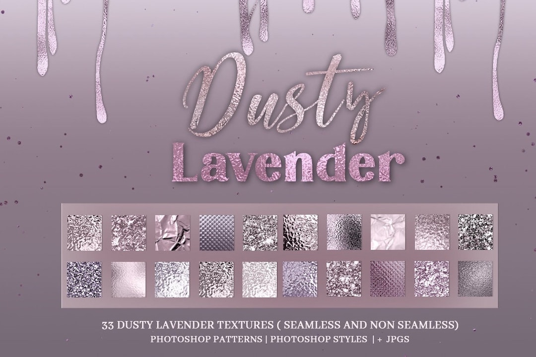 32 Dusty Lavender Backgrounds 12x12", Seamless Decorative Textures ...