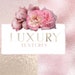 Rose Gold Digital Paper - Pink Blush Glitter Digital Papers - Abstract ...