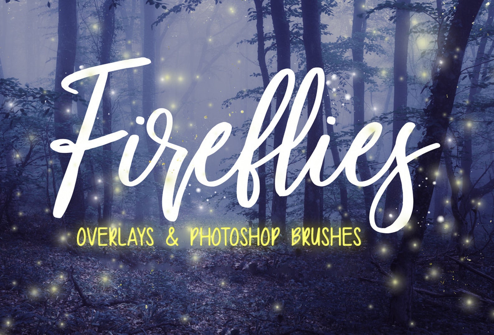 Firefly Overlays Firefly Photoshop Brushes Digital - Etsy