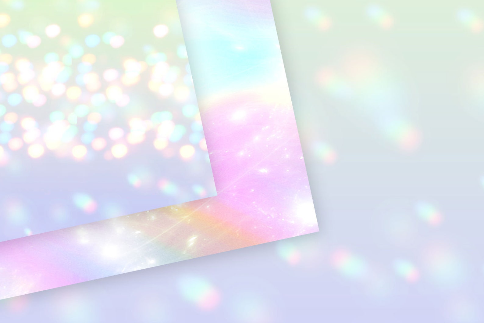 40 RAINBOW BOKEH TEXTURE Digital Holographic Paper Pastel - Etsy