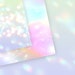 40 RAINBOW BOKEH TEXTURE, Digital Holographic Paper Pastel Ombre ...
