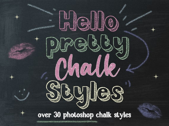 PHOTOSHOP BRUSHES CHALK Brush Chalk Brushes Photoshop Chalk Style Chalkboard Photoshop Effects Chalk Background Chalk Lettering Etsy UK