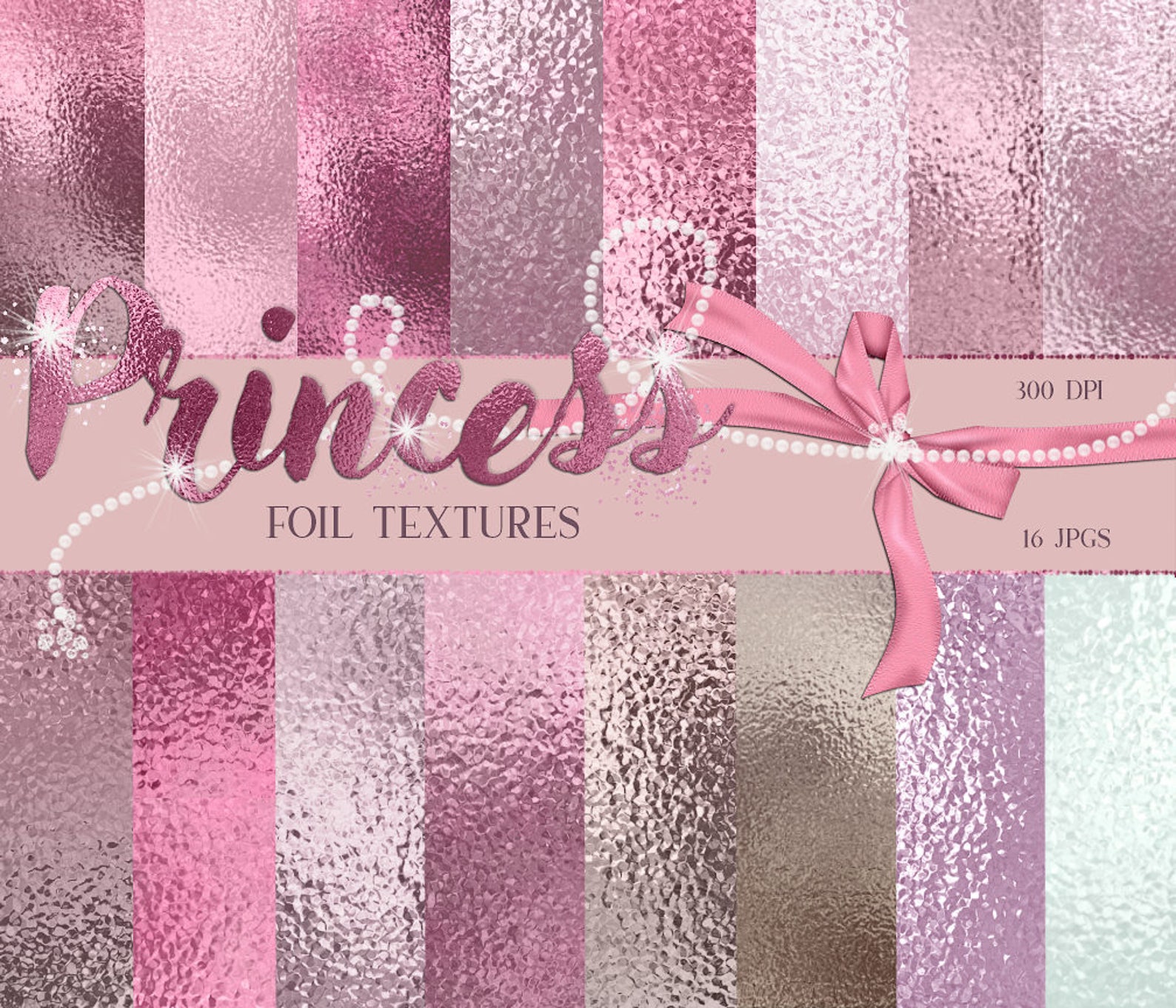 PINK FOILS Digital Paper Light Pink Foil Paper Scrapbook | Etsy