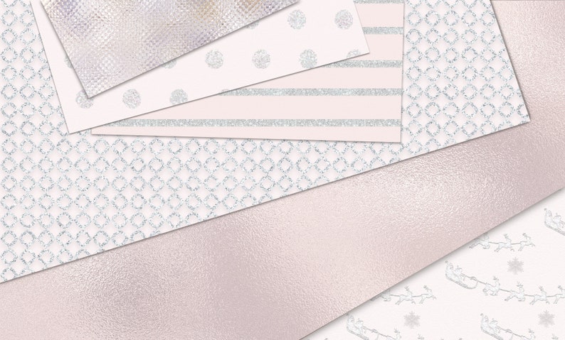 Pastel Christmas Digital Paper Digital Paper Pack Christmas - Etsy