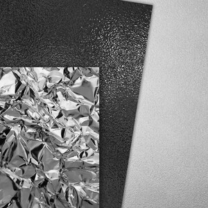 100 Silver Digital Papers: "silver Foil and Glitter Textures" Foil ...