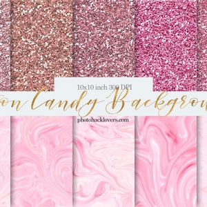 COTTON CANDY, Digital Paper, Candy, Scrapbook Paper, Photoshop Patterns ...