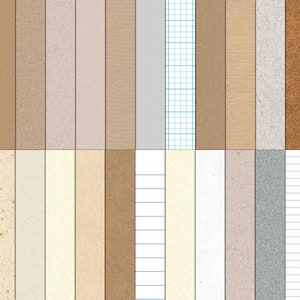 30 Kraft Digital Papers Cardboard Backgrounds-brown Scrapbook Paper ...